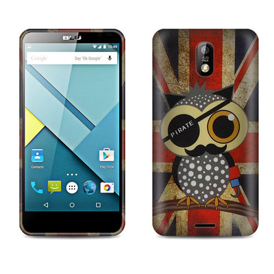 Beautiful 5.0 inch printed Gel Tpu back Blu Phone Case with stand for Studio G