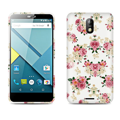 Beautiful 5.0 inch printed Gel Tpu back Blu Phone Case with stand for Studio G