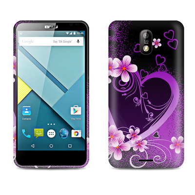 Beautiful 5.0 inch printed Gel Tpu back Blu Phone Case with stand for Studio G