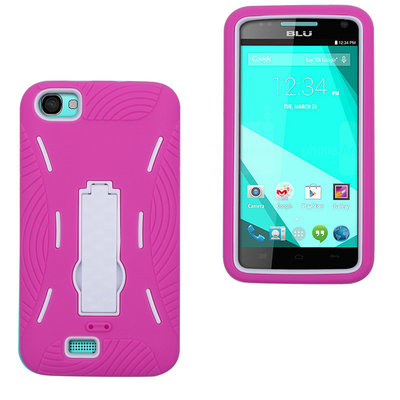 Shockproof blu 5.0 studio phone cases , Black red pink cell phone cases for Blu phone