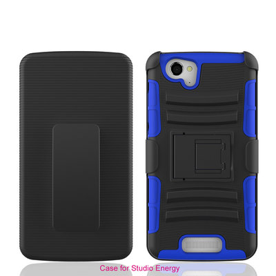 Blu Studio Energy D810 Plastic Hard cell phone cases with stand function