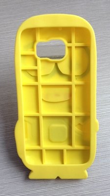 Yellow Minion Samsung Galaxy S6 cover for G9200 , Engranved silicone protective case
