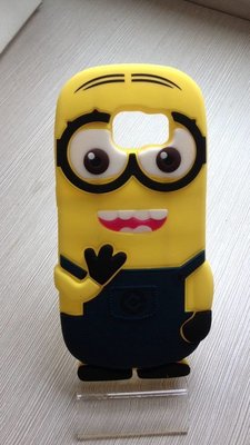 Yellow Minion Samsung Galaxy S6 cover for G9200 , Engranved silicone protective case