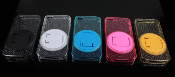 Custom Silicone Phone Cases / 360 Rotating Stand Samsung Galaxy S6 Edge case cover