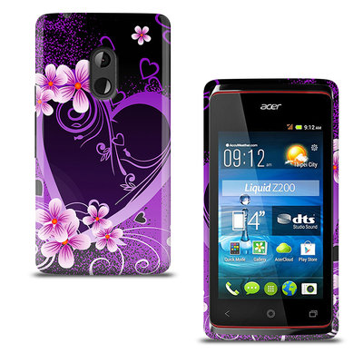 Animal and Flowers design Z200 Acer Liquid phone case 4 inch protective cover