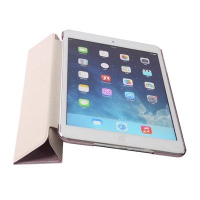 Dust proof 3 Folios PU leather ipad air 2 protective case with Sleep wake for ipad 6