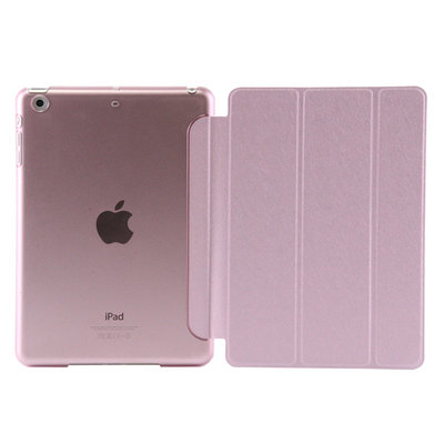 Dust proof 3 Folios PU leather ipad air 2 protective case with Sleep wake for ipad 6