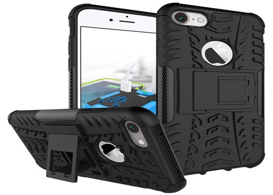 Apple Iphone 7 protective case Rubber material Shockproof Stand design Case