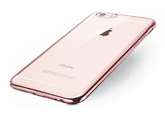 Stylish Apple Iphone 7 Case Chrome Plating Tpu Material Protective Case