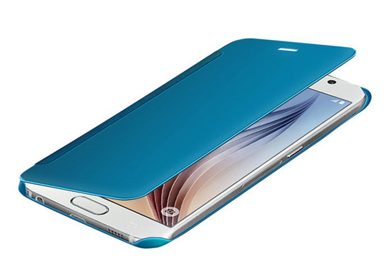 Various colour Chrome Mirror Phone Wallet cover for samsung galaxy S6 G9200 case