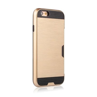 Customized Drop proof iPhone Protective Case with metal Armour card slot function