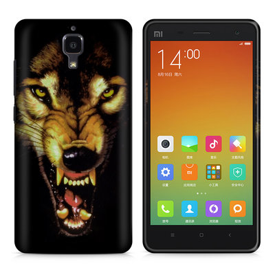 XiaoMi Mi4 silicone material durable cool cell phone cases with photo designs