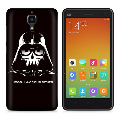 XiaoMi Mi4 silicone material durable cool cell phone cases with photo designs