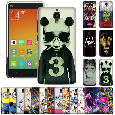 XiaoMi Mi4 silicone material durable cool cell phone cases with photo designs