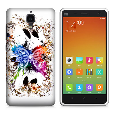XiaoMi Mi4 silicone material durable cool cell phone cases with photo designs