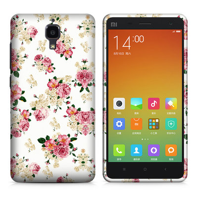 XiaoMi Mi4 silicone material durable cool cell phone cases with photo designs