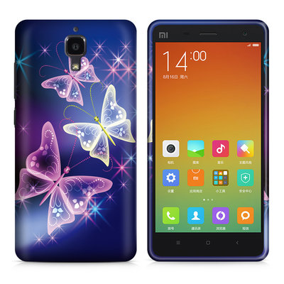XiaoMi Mi4 silicone material durable cool cell phone cases with photo designs