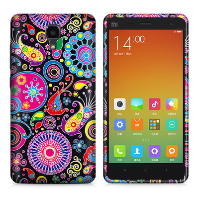 XiaoMi Mi4 silicone material durable cool cell phone cases with photo designs