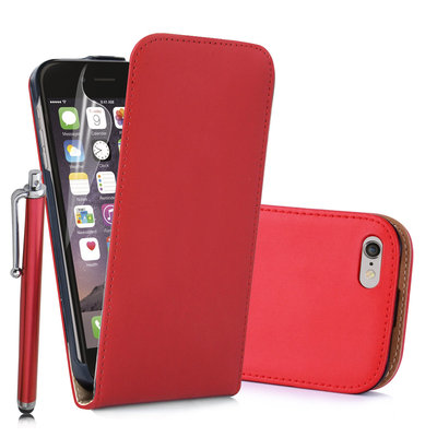 Awesome red white black Flip iPhone Protective Case , iphone waterproof case and cover