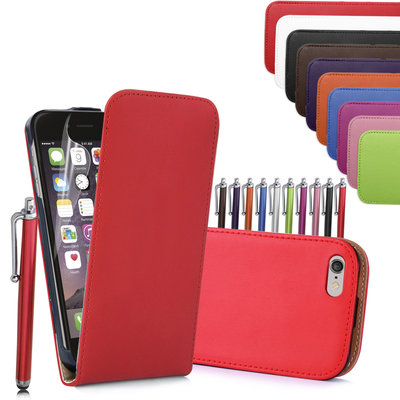 Awesome red white black Flip iPhone Protective Case , iphone waterproof case and cover