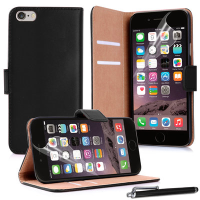 4.7 Inch Real Genuine Leather Wallet wallet iphone cases / iphone 6 protective covers