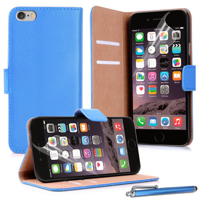 4.7 Inch Real Genuine Leather Wallet wallet iphone cases / iphone 6 protective covers