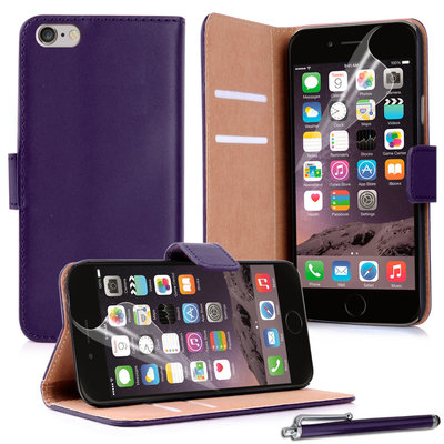 4.7 Inch Real Genuine Leather Wallet wallet iphone cases / iphone 6 protective covers