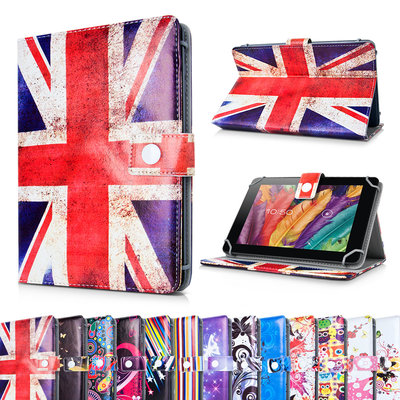 Personalized Universal Printed PU Leather Skin Stand 7 in Tablet Case / Wallet Cover