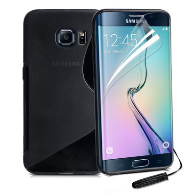 Samsung Galaxy S6 Edge case cover , S - line TPU Bumper Silicon Protective Case