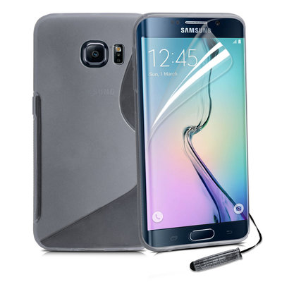 Samsung Galaxy S6 Edge case cover , S - line TPU Bumper Silicon Protective Case