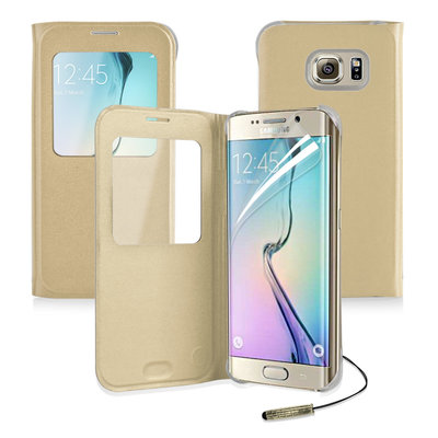 Samsung Galaxy S6 Edge case cover accessories , Window S - view flip phone covers