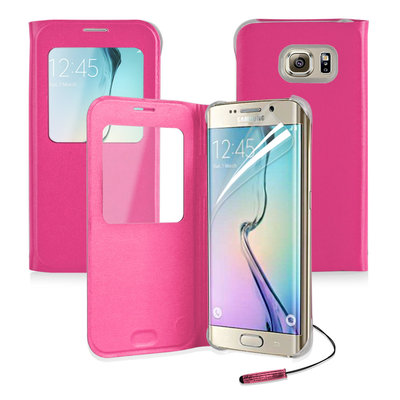 Samsung Galaxy S6 Edge case cover accessories , Window S - view flip phone covers