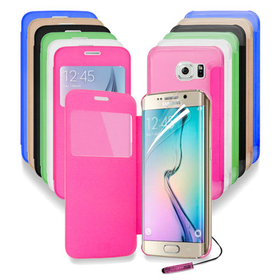 Transparent Clear Back Cell Phone Protective Cases For Samsung Galaxy S6 Edge G9250