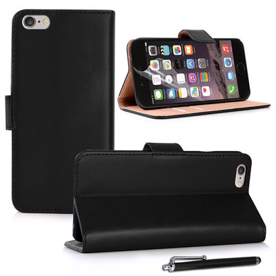 Real Genuine Leather flip iPone Protective Case Wallet for Apple Iphone 6 6 plus