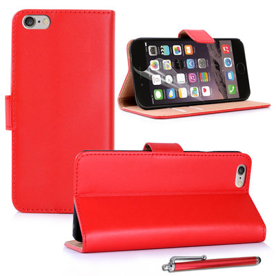 Real Genuine Leather flip iPone Protective Case Wallet for Apple Iphone 6 6 plus