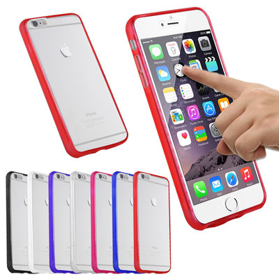 360 Degree protect TPU Cell Phone Case with border , iPhone 6 Protective Case