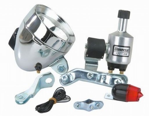 Classic Bullet Bicycle Dynamo Generator 12v 6w , Dynamo Lighting Set