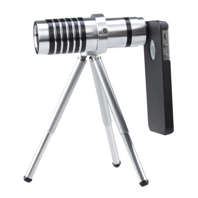 14x  Telephoto Manual Focus Telescope Phone Camera Lens , Magnification 300m