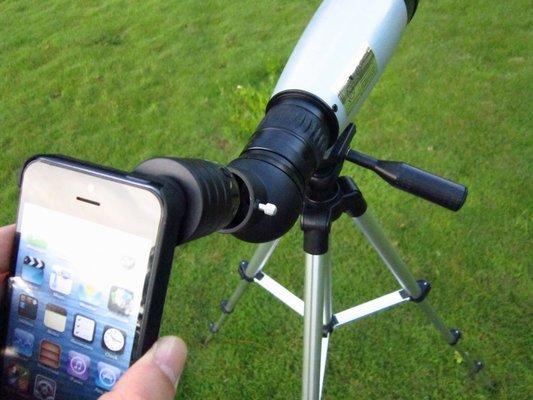 Traditional 45X  Zoom Spotting Scope Binoculars For Phone , Smartphone Telescope