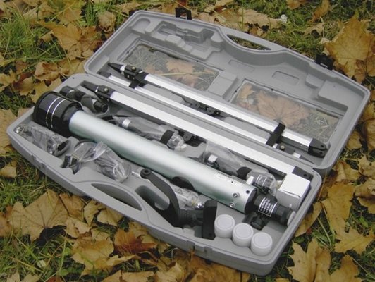 Silver 100X  Smartphone Iphone Telescope / Spotting Scopes For Hunting