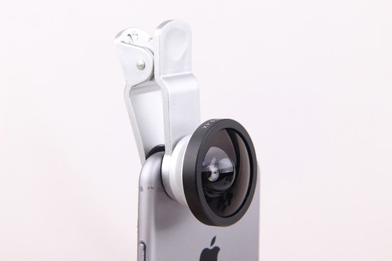 Clip - on Fish Eye Macro Wide Angle 3 In 1 Smartphone Camera Lens Kit ROHS