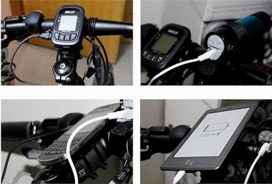 Chain Mobile Phone Charger Road Bicycle Power Generator to USB - Dynamo