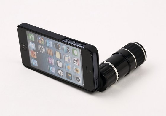 Black and white Smartphone Telephoto Lens , Angle View 70 Degree