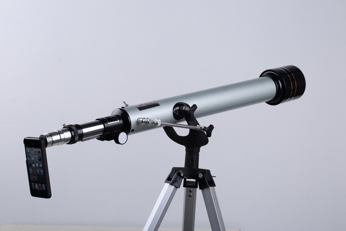 Aluminium 100x  Smartphone Telephoto Lens with SR 4mm , H 20mm Eyepiece