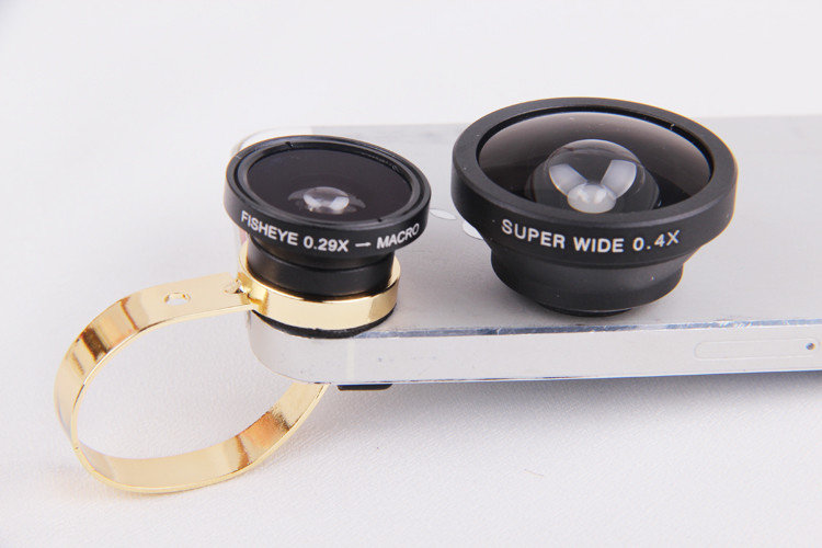 Aluminum Alloy Clip Smartphone Camera Lens Kit  For Teenagers