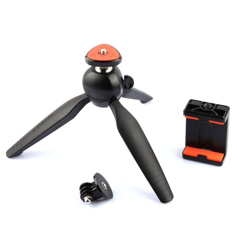 Black Smartphone Photography Accessories  Universal Lightweight Plastic Tripod