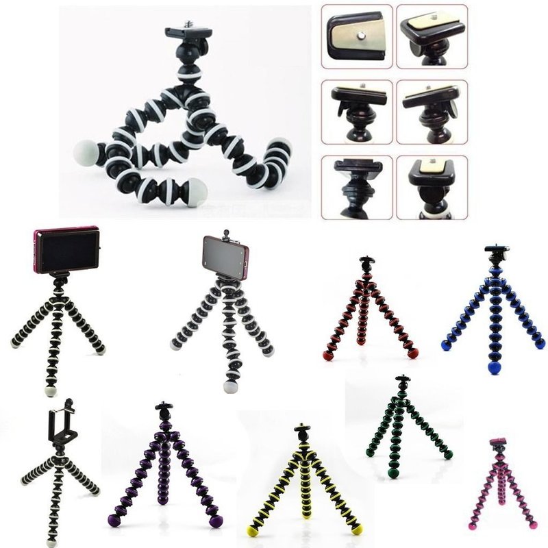 Micro Octopus Moble Phone Stand Flexible Tripod For Iphone Camera Video