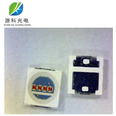 High Voltage 3535 SMD LED , 8 V Red Color 4 Chip Led 60 - 70 LM Luminous Flux