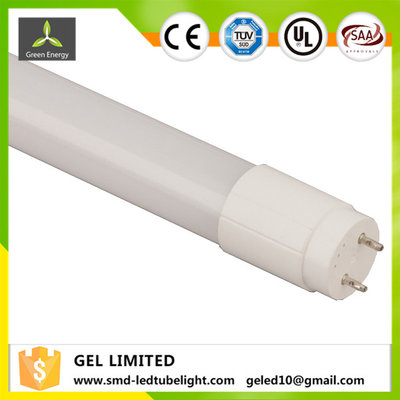 China 18 Watt 4 Feet Nano Plastical T8 LED Tube Light with Global Wide Voltage For Supermarket and Factory Project supplier