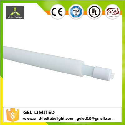 China 18 Watt 4 Feet Nano Plastical T8 LED Tube Light with 110lm/w For Lighting Project supplier